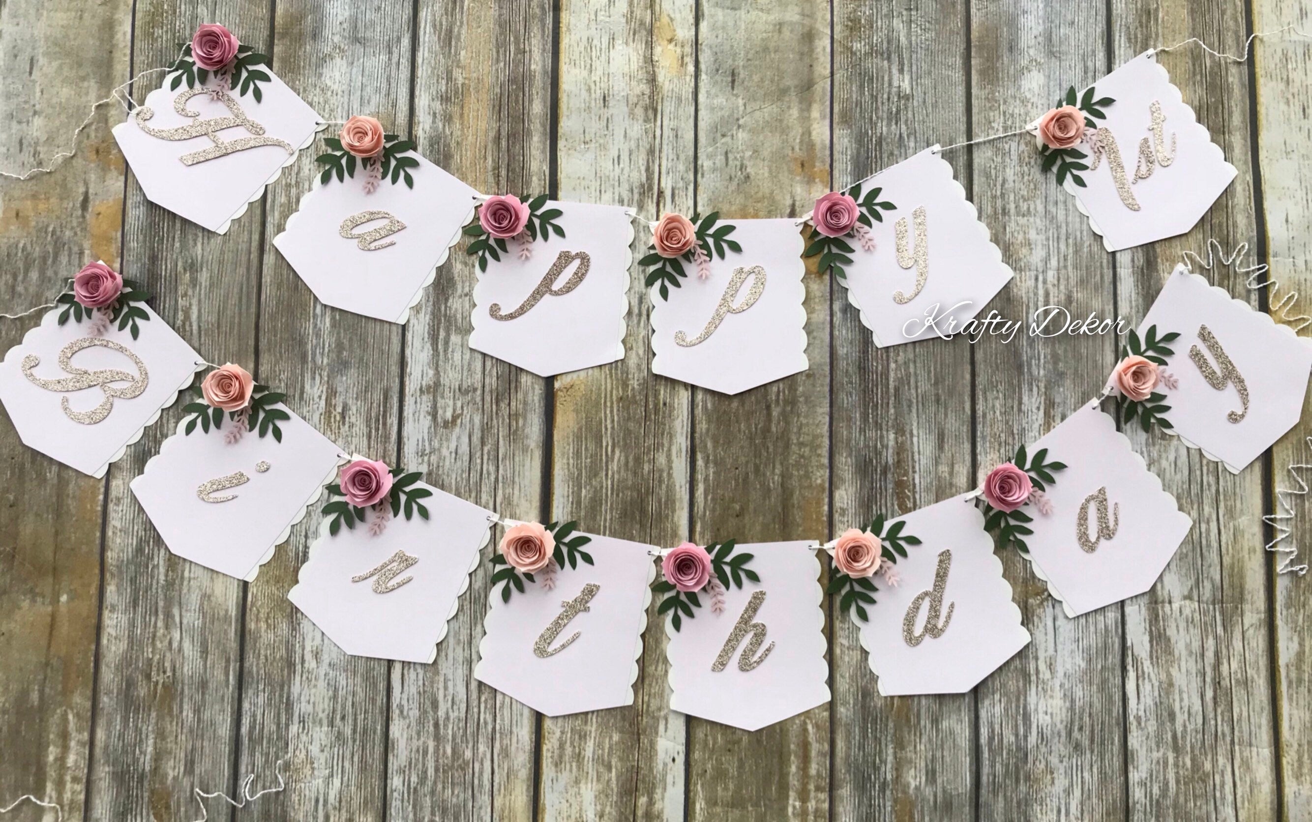 Boho floral banner, floral banner, boho floral garland, 1st birthday p ...